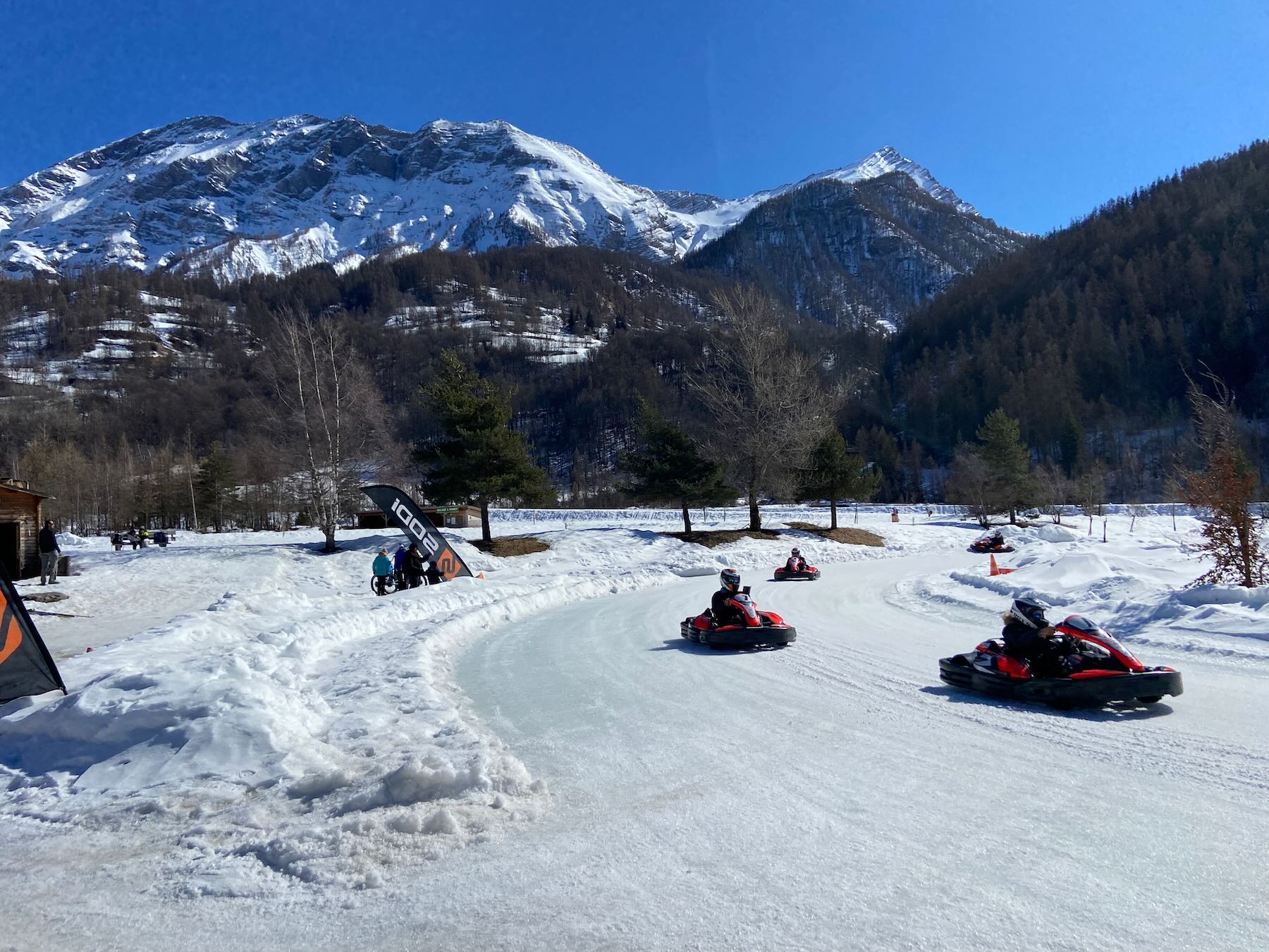 Ice Karting in the Alps