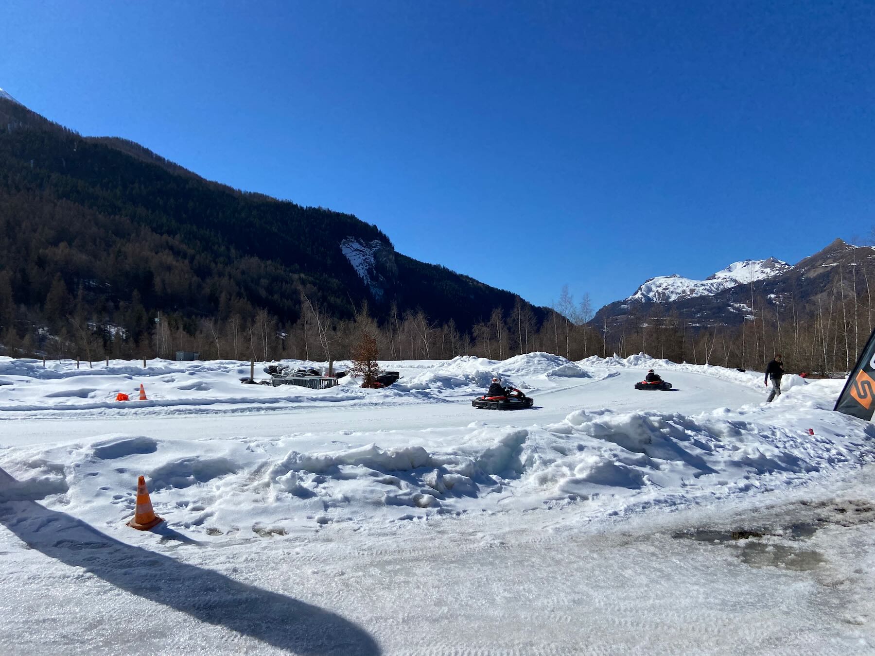 Ice Karting in the Alps