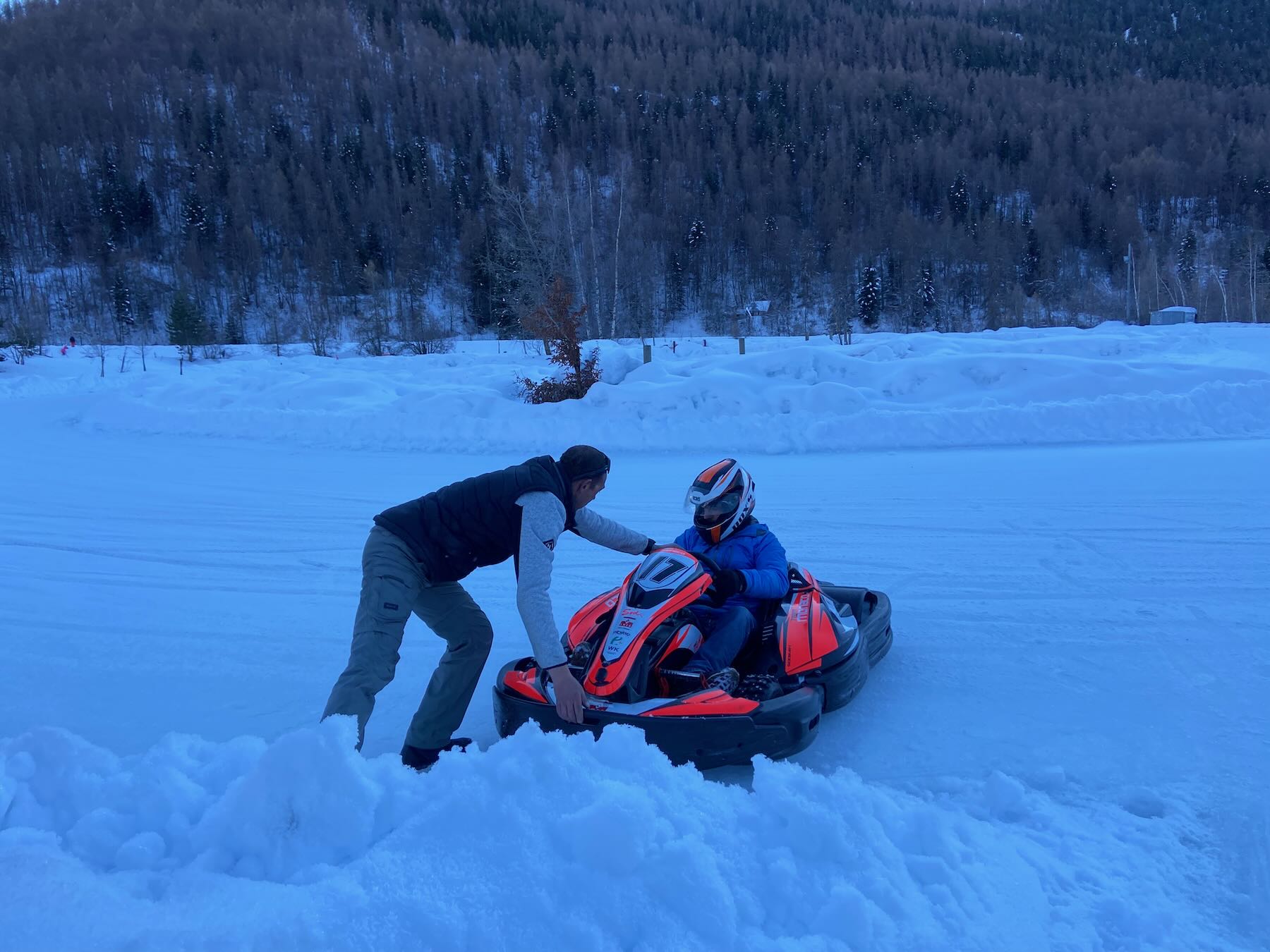 Ice Karting in the Alps
