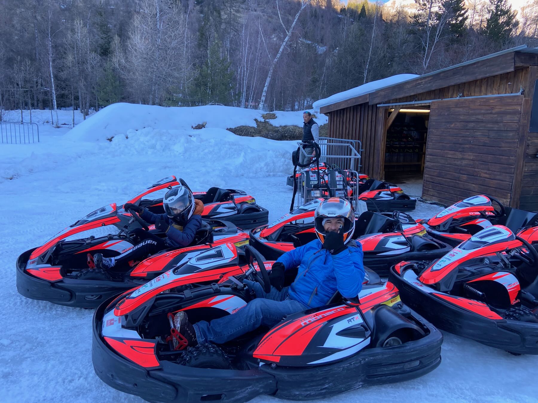 Ice Karting in the Alps