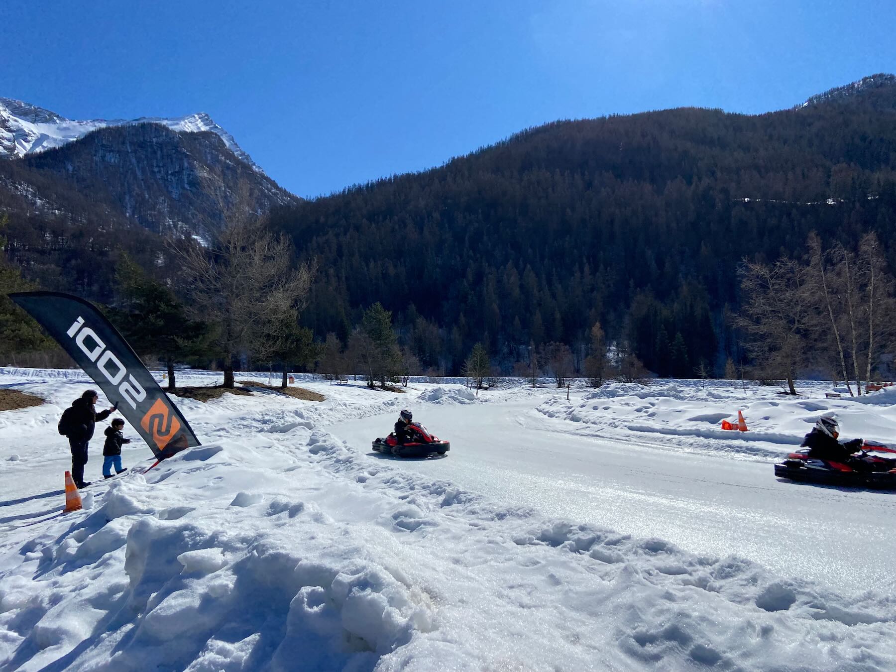 Ice Karting in the Alps